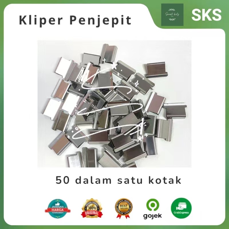 Jual Paper Cliper Portable / Penjepit Kertas Stapler / Staples Clip ...