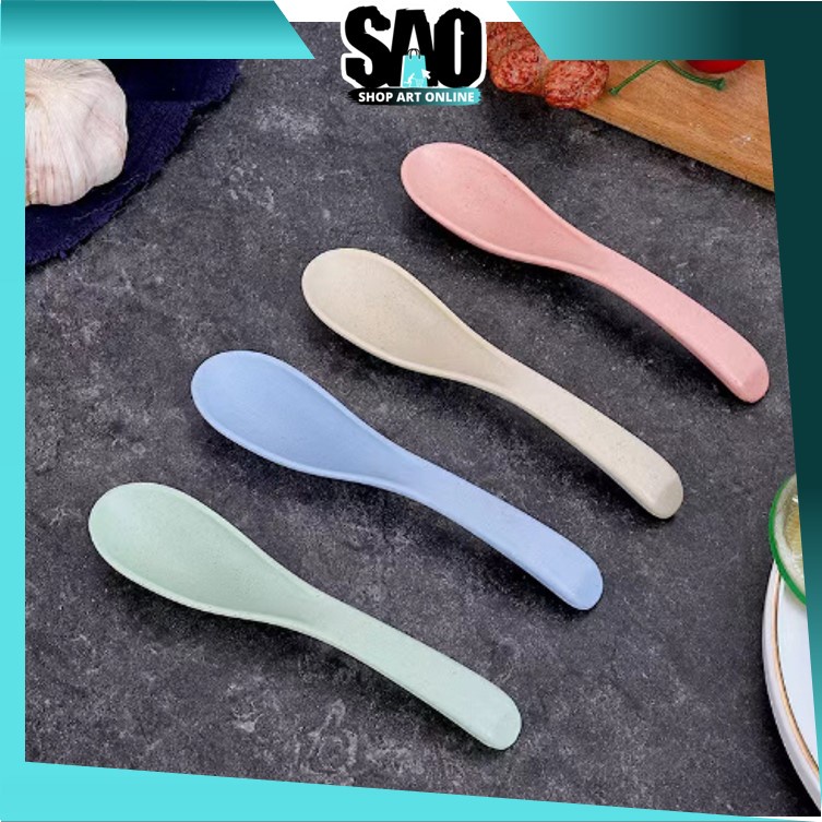 Jual SAO - H5863 Sendok Makan Plastik Teh Puding Es Serbaguna Bahan ...