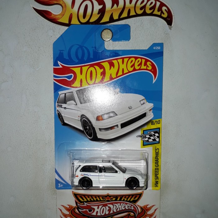 Jual AMC SHOP Hot Wheels Honda Civic EF Greddy White TERLENGKAP ...