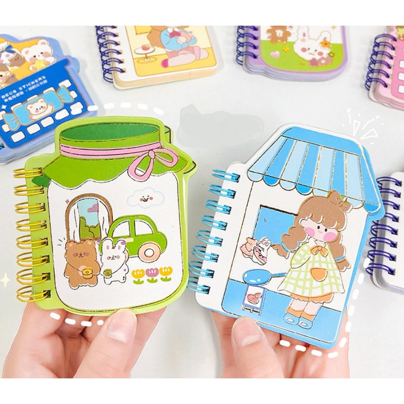 Jual Notebook mini rollover book karakter special edition | Shopee ...