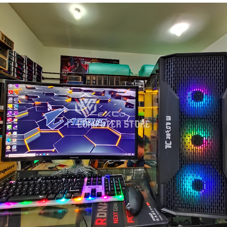 Jual PC GAMING EDITING I5 10400F GEN 10 RAM 16GB VGA RX 580 8GB DDR5 FULLSET SIAP PAKAI | Shopee ...