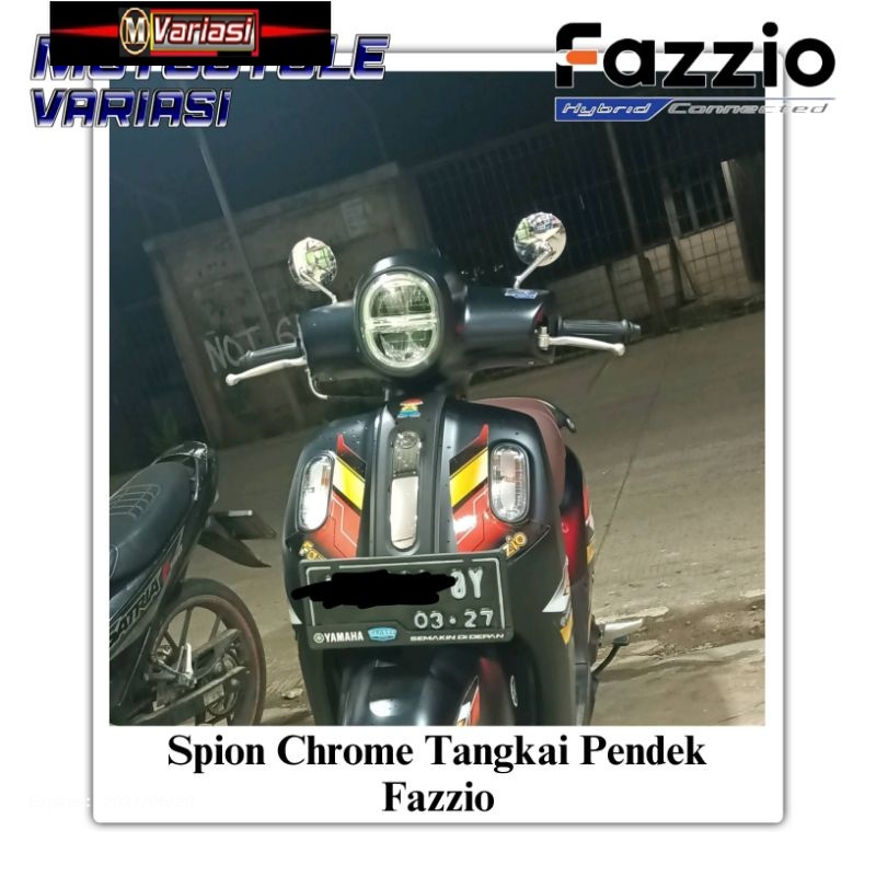 Jual Spion Grand Filano Model Bulat Tangkai Panjang Spion Yamaha Fazzio ...