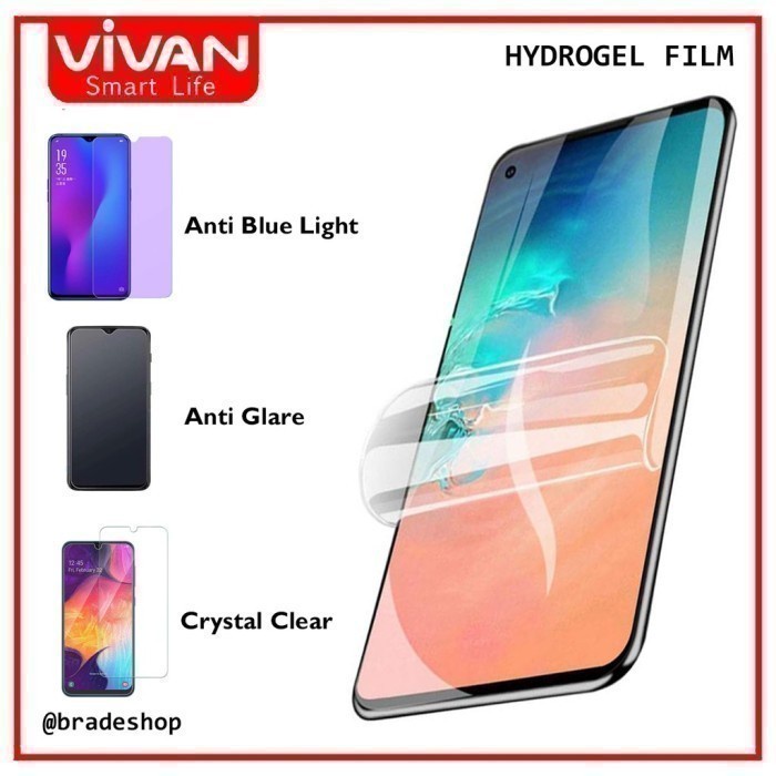 Jual Hydrogel VIVO V30 V30E LITE V27e V25 V25e V17 PRO 4G 5G Anti Gores Vivan Bening-Anti Glare ...