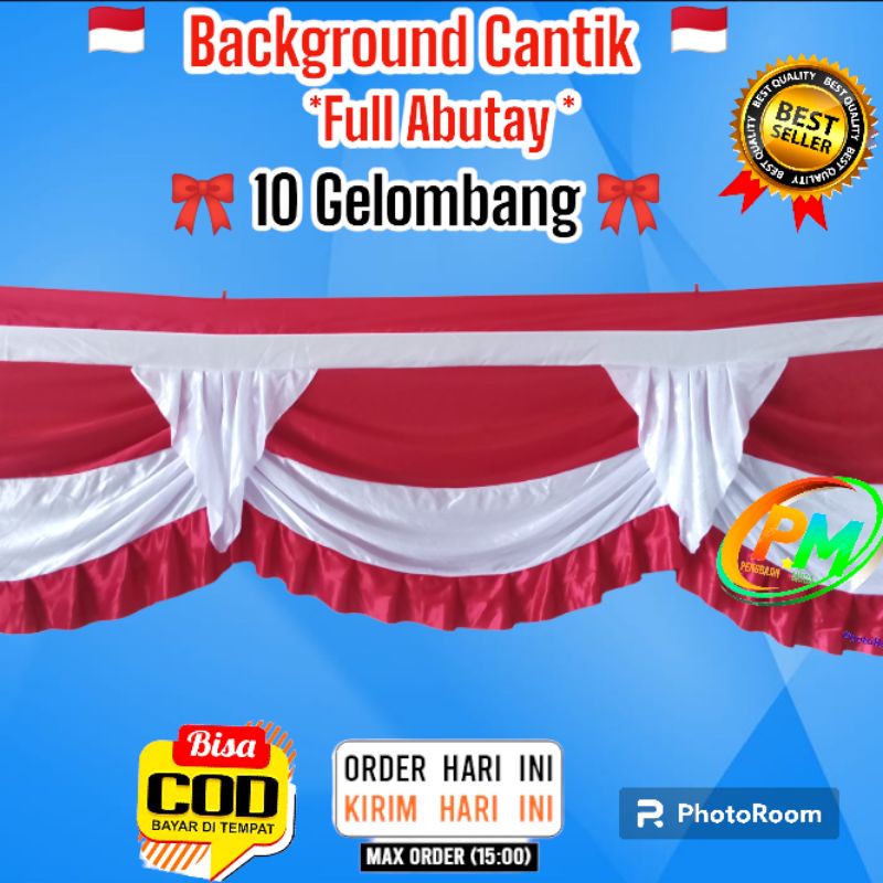 Jual BENDERA BACKGROUND/BENDERA UMBUL-UMBUL GELOMBANG/BENDERA MERAH PUTIH | Shopee Indonesia