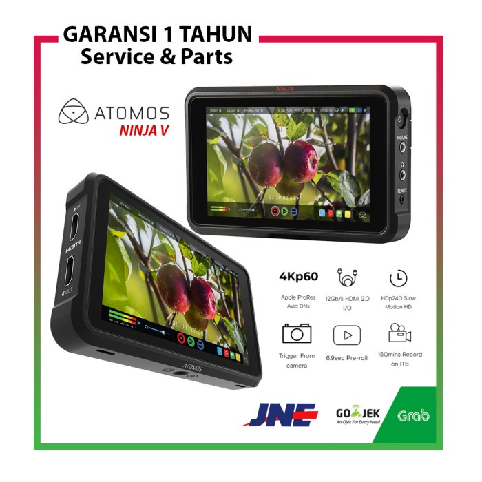 Jual Atomos Ninja V Recording Monitor 5 inch 4K HDMI Touchscreen ...