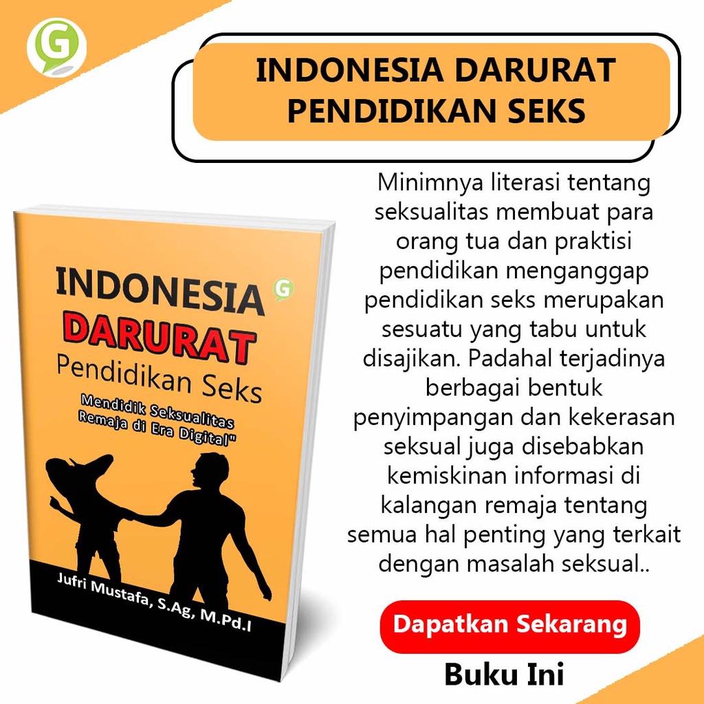 Jual Buku Indonesia Darurat Pendidikan Seks - Jufri Mustafa - Guepedai | Shopee Indonesia