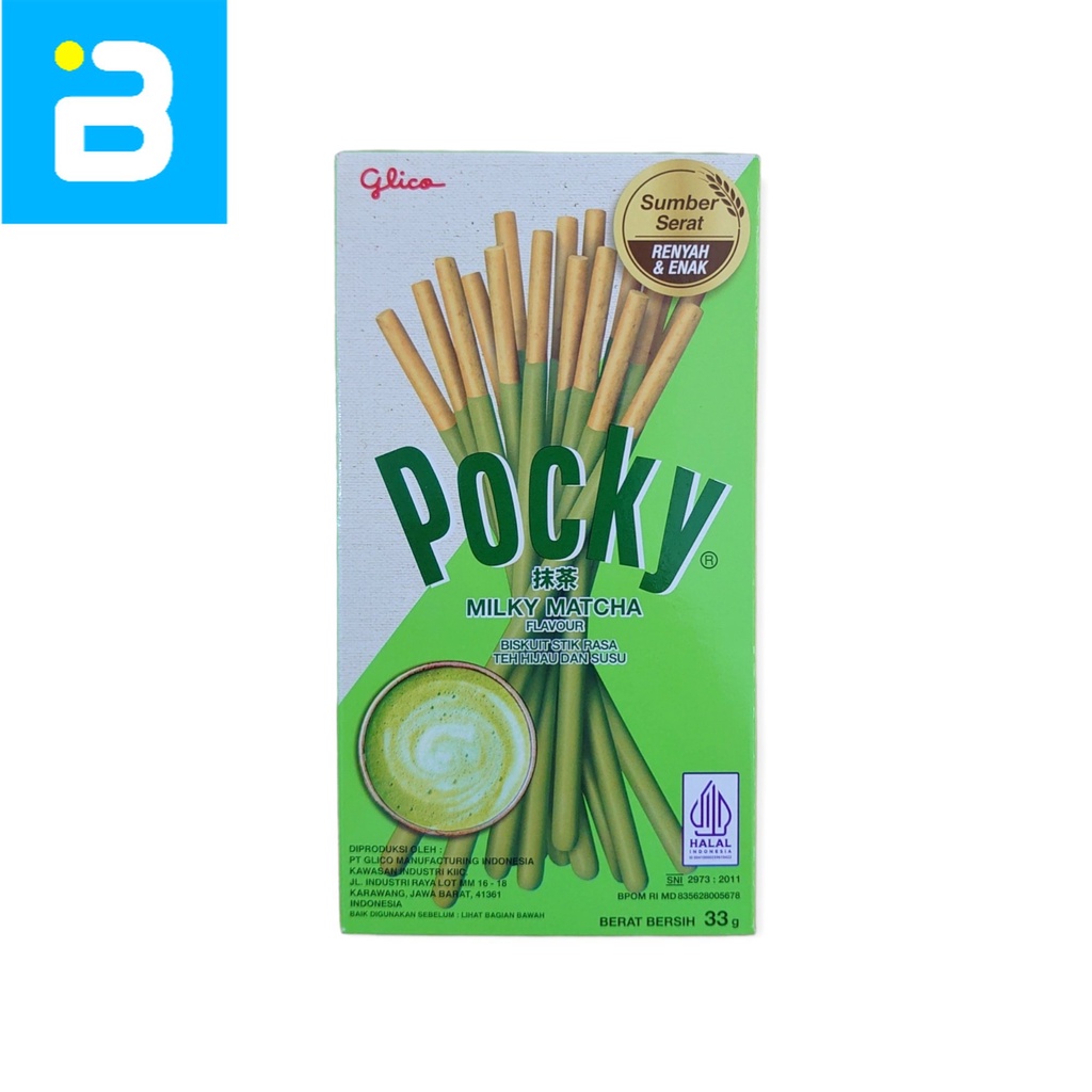 Jual Glico Pocky Matcha Green Tea 33 G | Shopee Indonesia