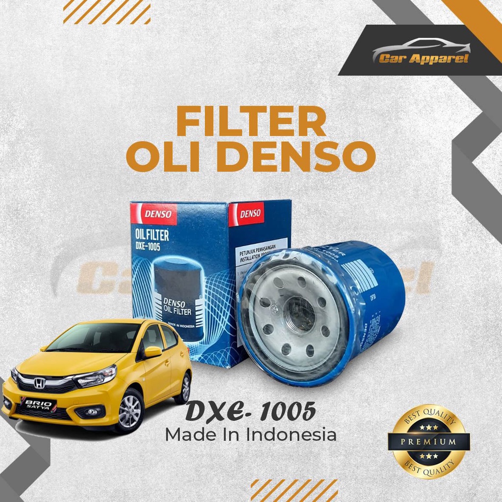 Jual Denso DXE 1005 Filter Oli BRIO OIi filter Denso | Shopee Indonesia