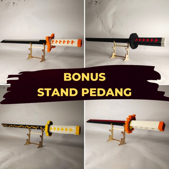 Jual Must Have!! Pedang Lego Rengoku Kimetsu No Yaiba Brick Blok ...
