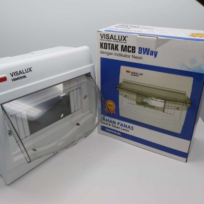 Jual Visalux Box MCB 8 Group Kotak Inbow Outbow Lampu Indikator IB OB ...