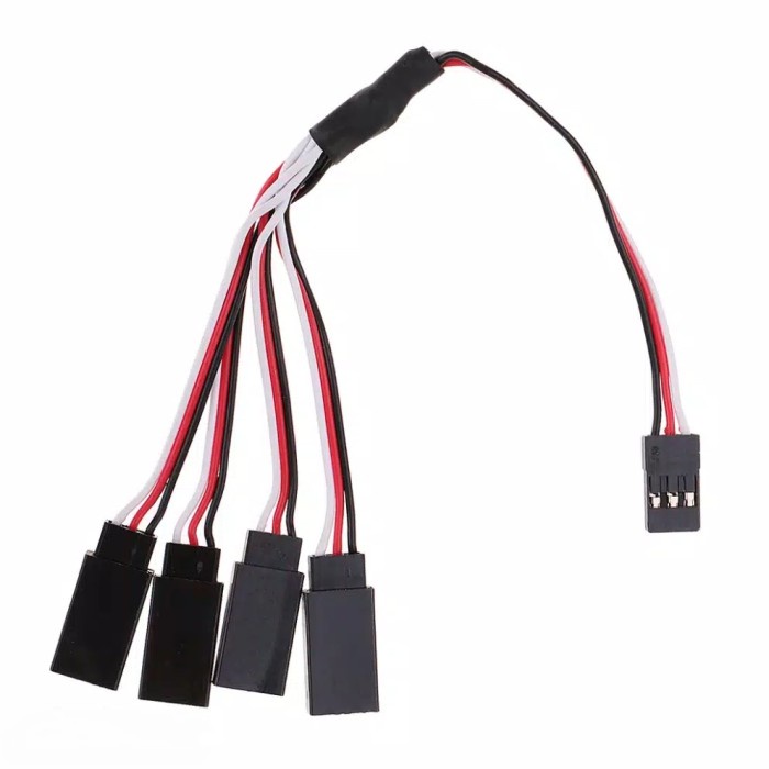 Jual 150mm Triple 4-Way Servo Extension Y Cable Wire | Shopee Indonesia