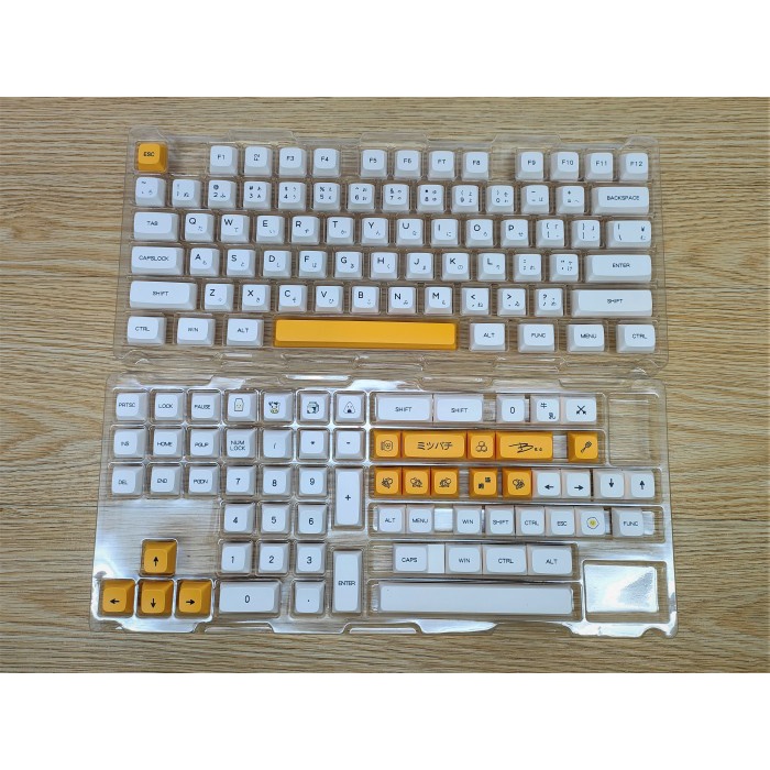 Jual KEYCAPS HONEY AND MILK THEME Japanese Root XDA Profile - PBT Dye ...
