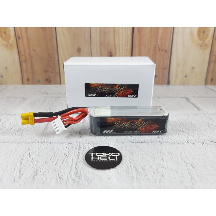 Jual ThunderX 150C 560mah 11.1V 3S Lipo Battery XT30 | Shopee Indonesia