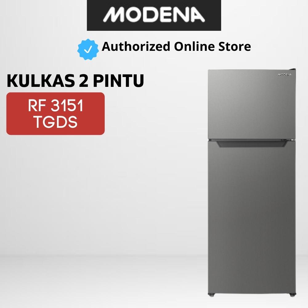 Jual KULKAS 2 PINTU MODENA RF 3151 TGDS FREEZER ATAS 315 LITER NO FROST ...