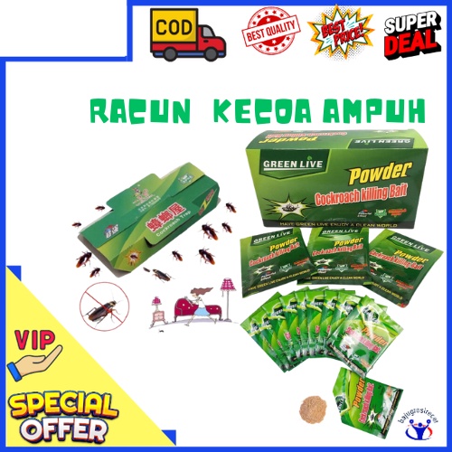 Jual Racun Kecoa / Pembasmi Kecoa / Bubuk Racun Anti Kecoa / Pembunuh ...