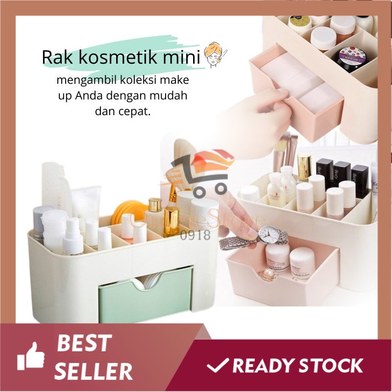 Jual OS -D303- Rak Kosmetik Plastik MINI / Rak Makeup MINI / Tempat ...