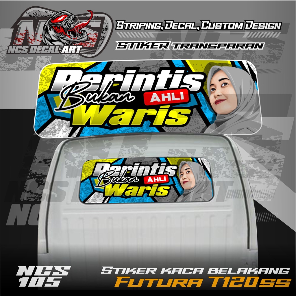 Jual Stiker Kaca belakang L300/New Carry/Grandmax/Futura ts120, Stiker Bisa Request - Stiker All ...