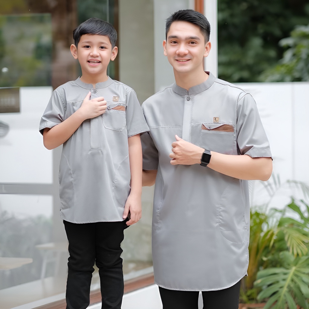 Jual Baju Koko Kurta Muslim Couple Anak & Ayah Terlengkap dengan Harga ...