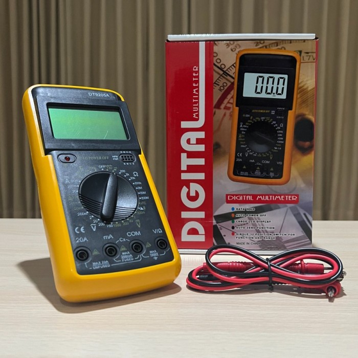 Jual MULTIMETER DIGITAL TESTER MULTITESTER AVOMETER-9205A - Barang ...
