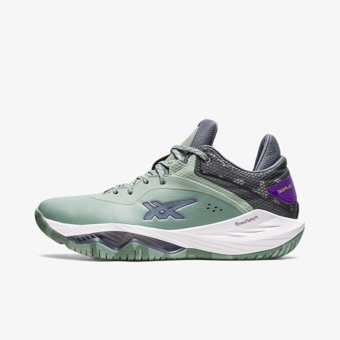 Jual ASICS NOVA SURGE LOW SLATE GREY GENTRY PURPLE 1061A043-020 ...