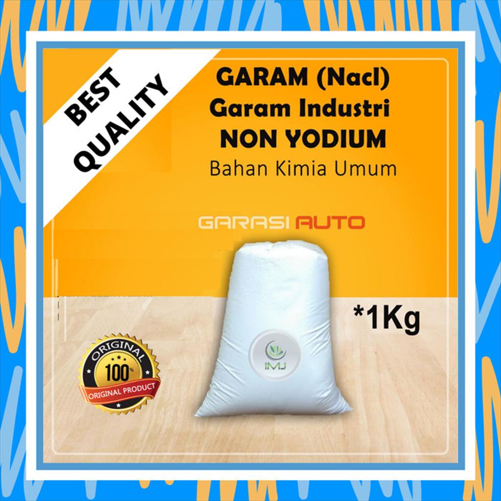 Jual Garam Industri NACL Halus Natrium Klorida Chlorida 1 KG 1kg garem ...