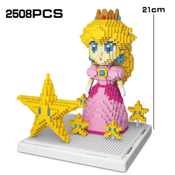Jual Mario Bross Micro Blocks Pajangan Mario Bath Luigi Shopee 3518