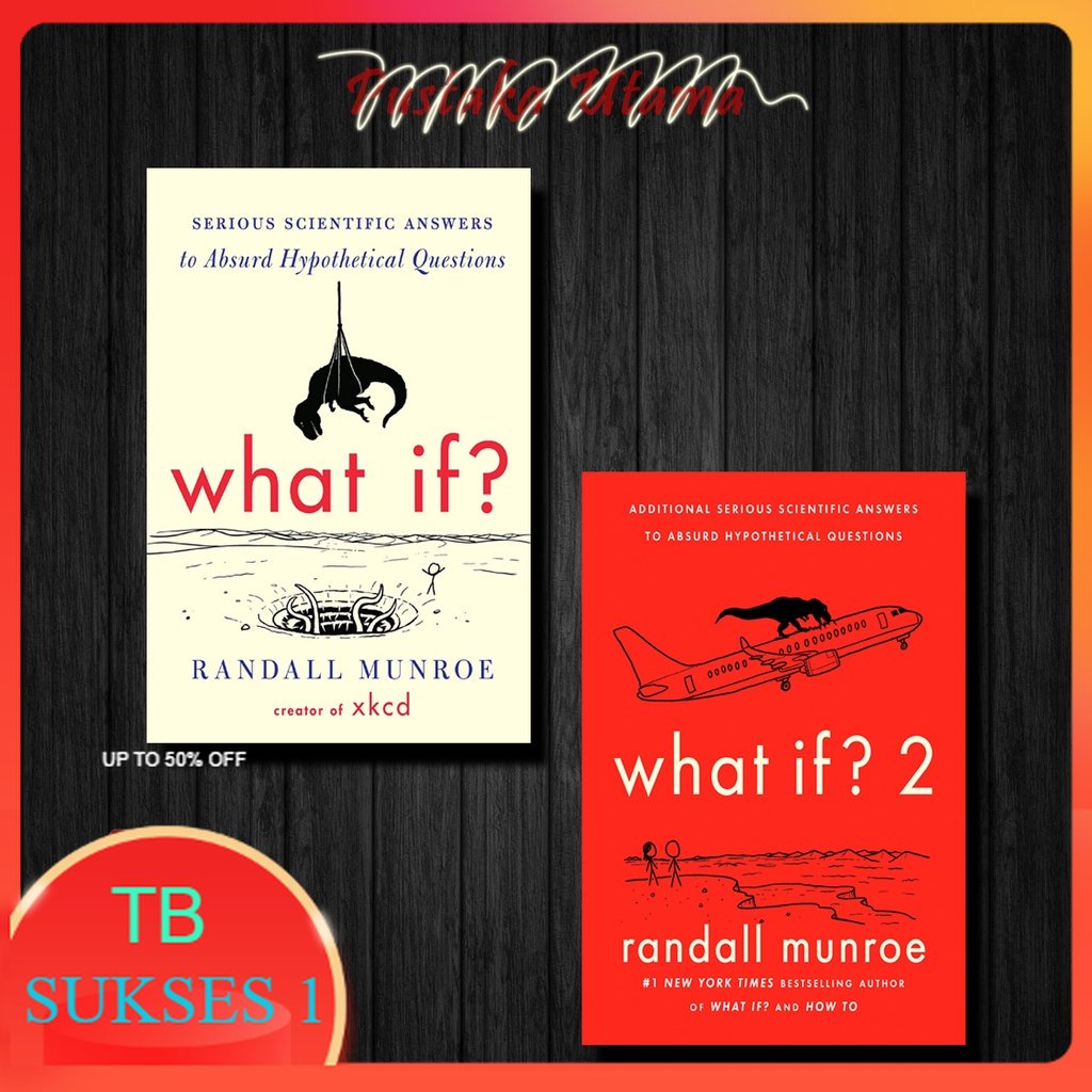 Jual What If? & What If? 2 By Randall Munroe (English Version) | Shopee ...