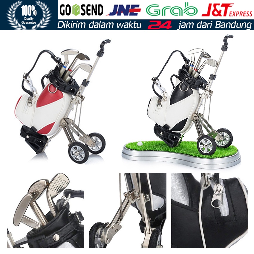 Jual Mini Troli Golf dengan Dudukan Tempat Pena / Aksesori Desktop ...