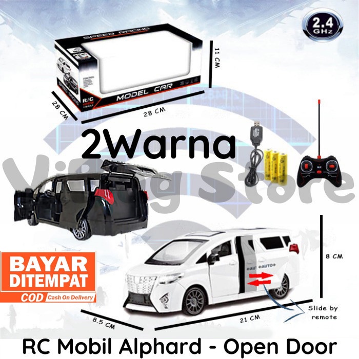 Jual RC Mobil Alpard Buka Pintu Otomatis Miniatur Mobil Alphard Mobil ...