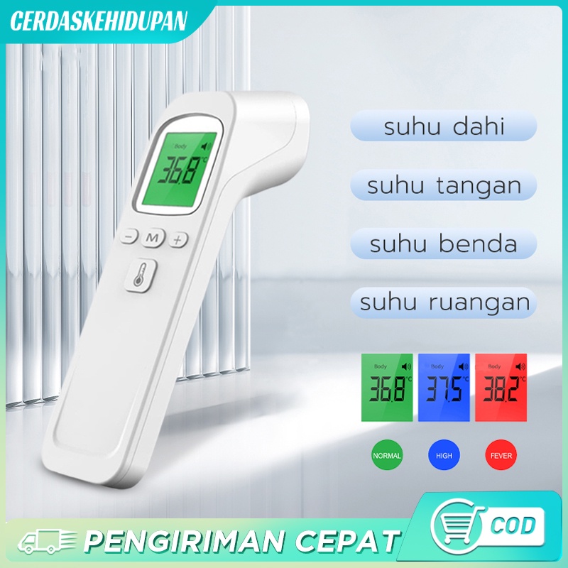 Jual Termometer Infrared Thermogun Suhu Tubuh Digital Termometer Inframerah Non Contact ...