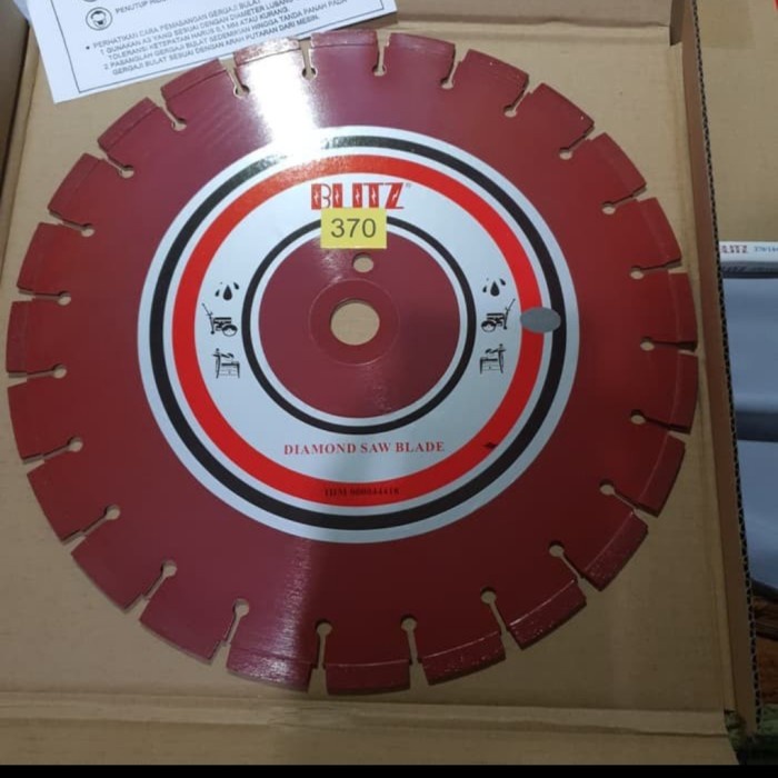 Jual Blitz 370mm 14" - cutter Blitz potong aspal - diamond wheel Blitz ...