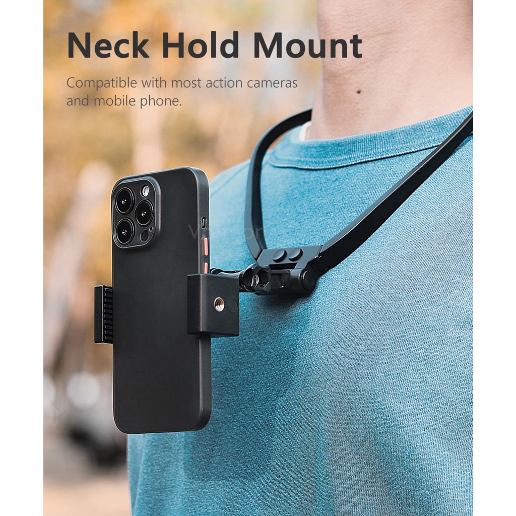 Jual Neck Holder Lanyard Strap Kalung Leher POV Hp GoPro Smartphone For ...