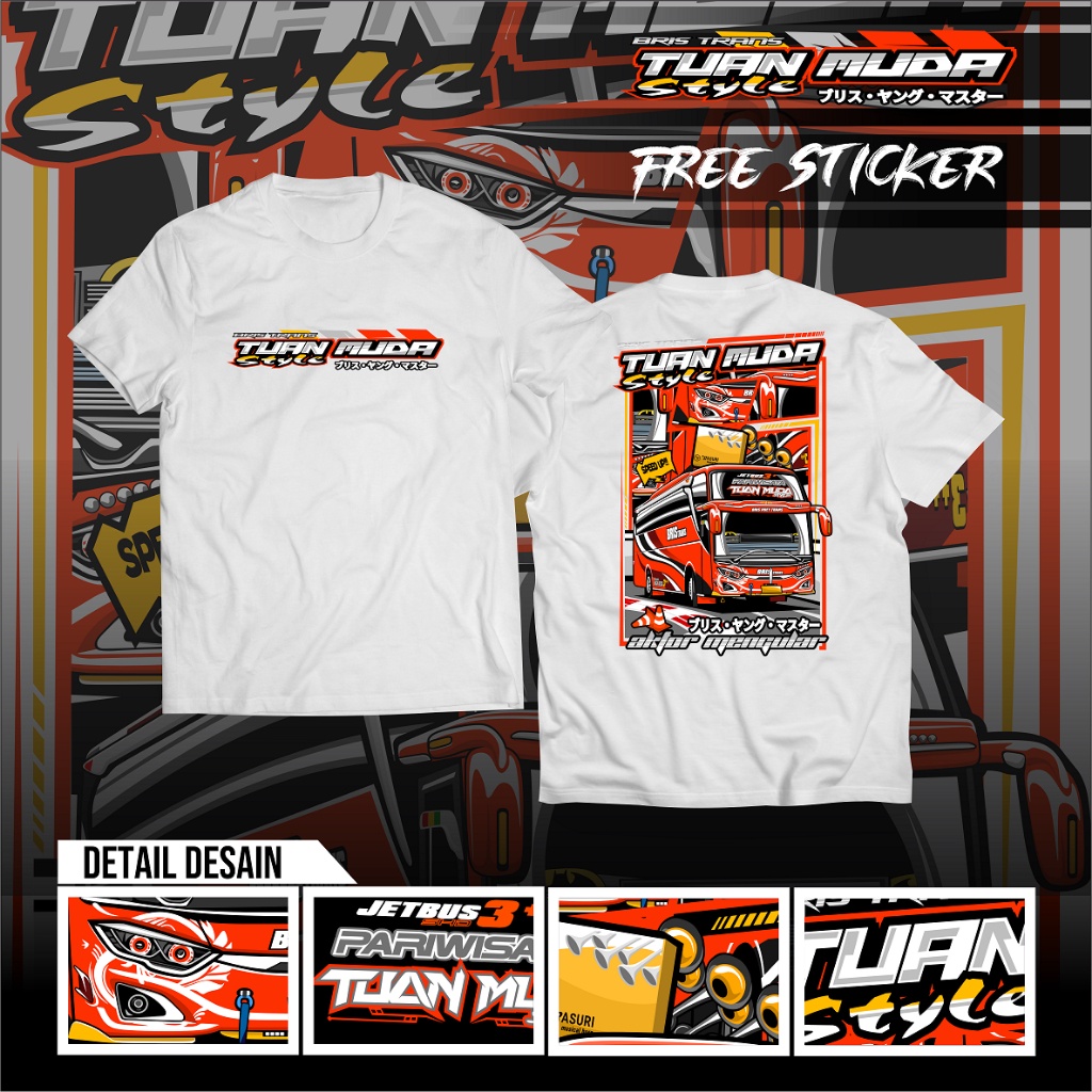 Jual Kaos Baju Bus Mania Bismania Tuan Muda Bris Trans Pariwisata ...