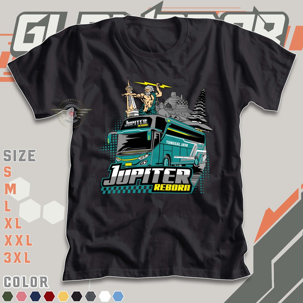 Jual Kaos Bismania Tunggal Jaya Jupiter Reborn Jetbus 3+ Baju Busmania ...