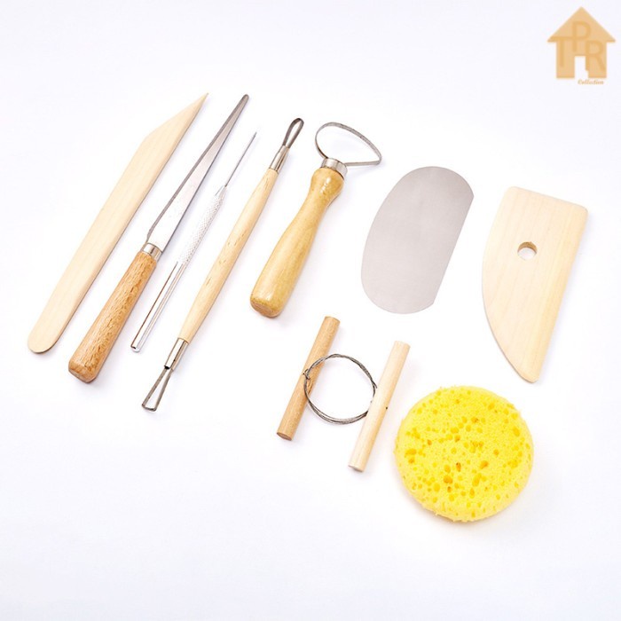Jual KS98 Butsir set / Alat ukir clay / Pottery tool / Modelling tools ...