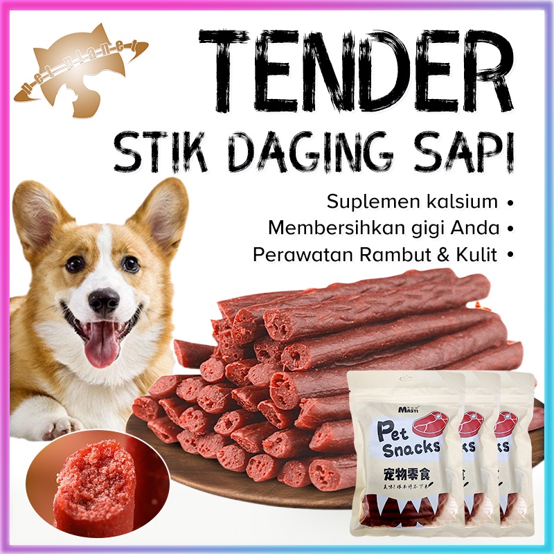 Jual Strip Daging Sapi 500g Makanan Hewan Peliharaan Anjing Baru ...