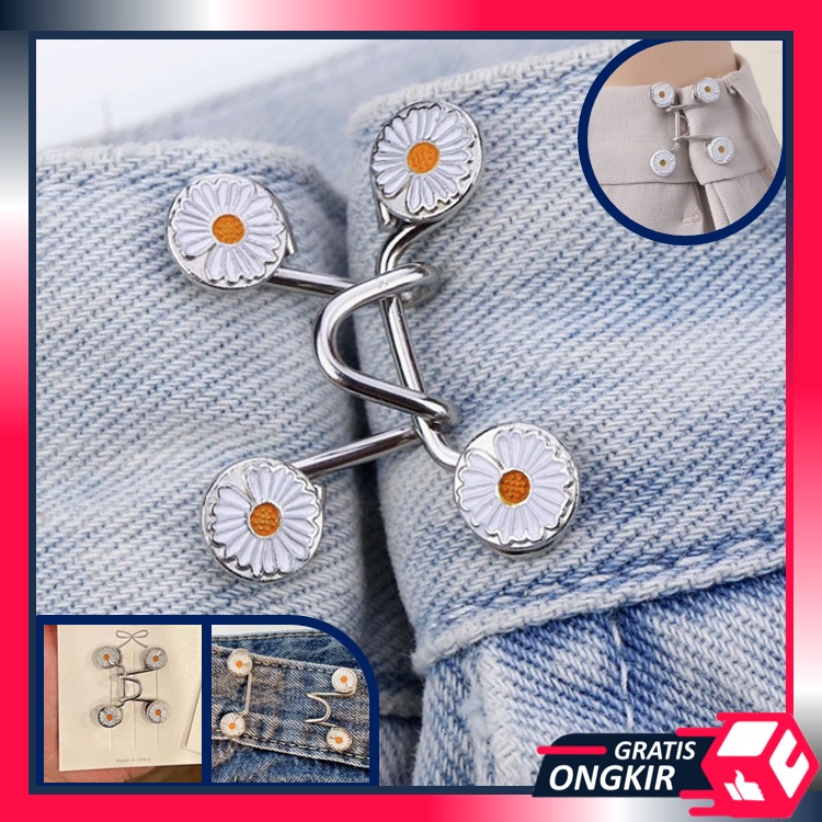 Jual Gratis Ongkir - 5495 Kancing Jeans Logam Simpel / Kancing Jeans ...