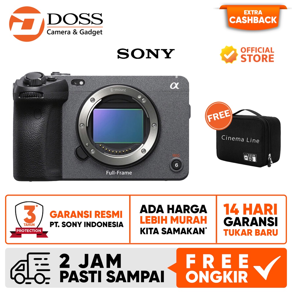 Jual Sony FX3 Full-frame Cinema Line Body Only / Sony FX3 CInema Line ...