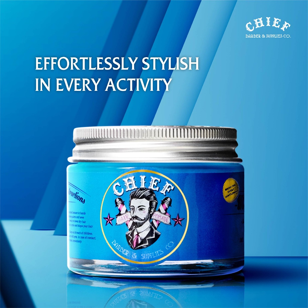 Jual CHIEF BLUE - POMADE WATER BASED 2,12OZ | Shopee Indonesia