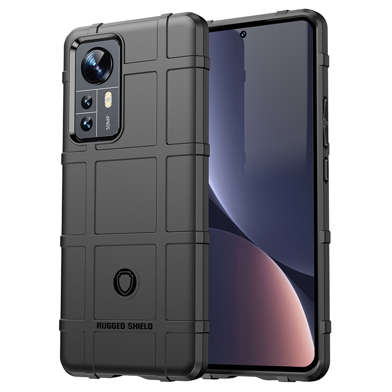Jual Xiaomi 12 Pro - Rugged Shield Army Military Silicone Armor Case ...
