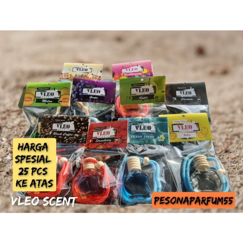 Jual Vleo scent pewangi pengharum Parfum mobil dan ruangan botol apel ...