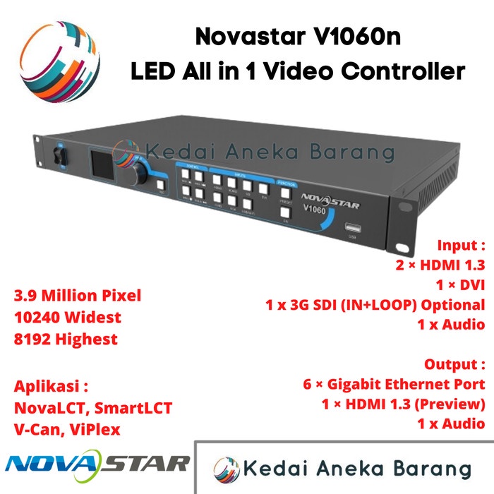 Jual Novastar V1060n V1060 LED Video Processor Videotron Controller Sending | Shopee Indonesia