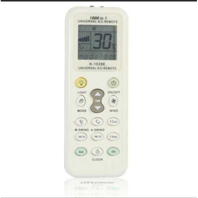 Jual CHUNGHOP Universal AC Remote Controller with Flashlight - K-1028E ...