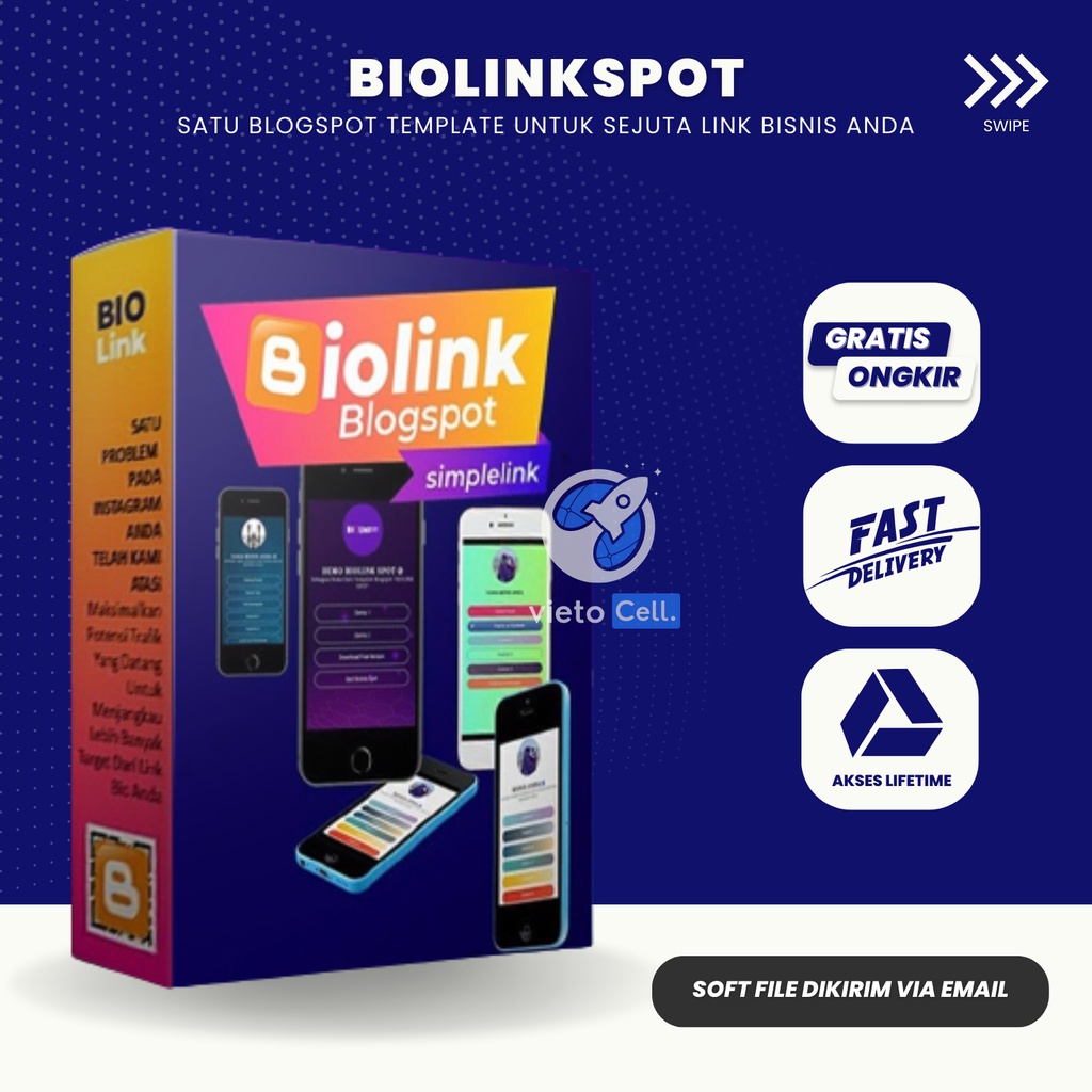 Jual BIOLINKSPOT Template BioLink Blogger Blogspot Layanan Digital ...
