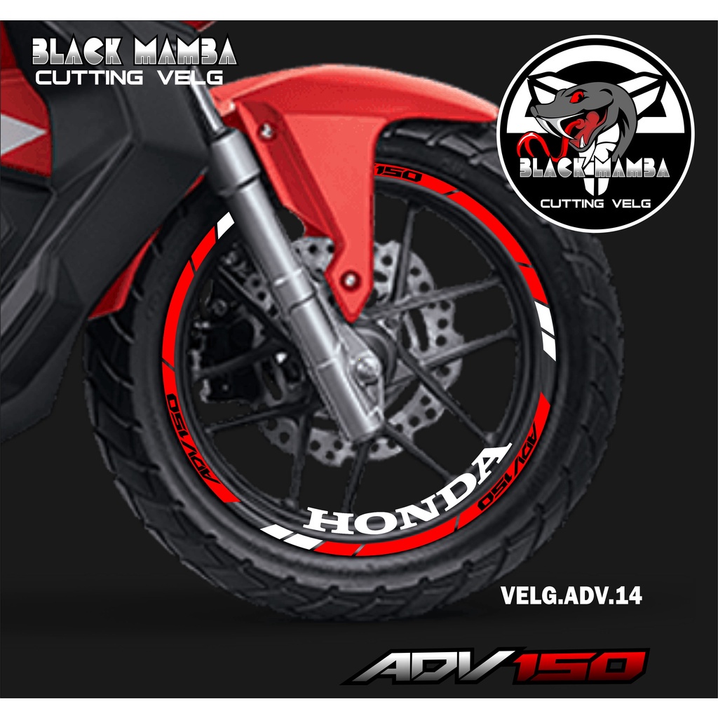 Jual (COD) CUTTING STICKER VELG ADV - STIKER LIS LIST VARIASI BAN/VELG ...