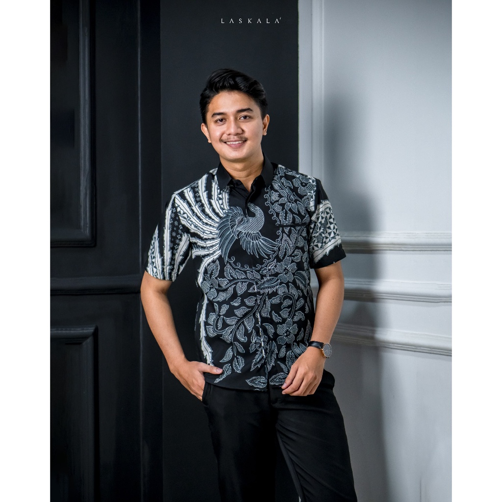 Jual Laskala Premium Batik - Omega | Slimfit | Lengan Pendek | Shopee ...