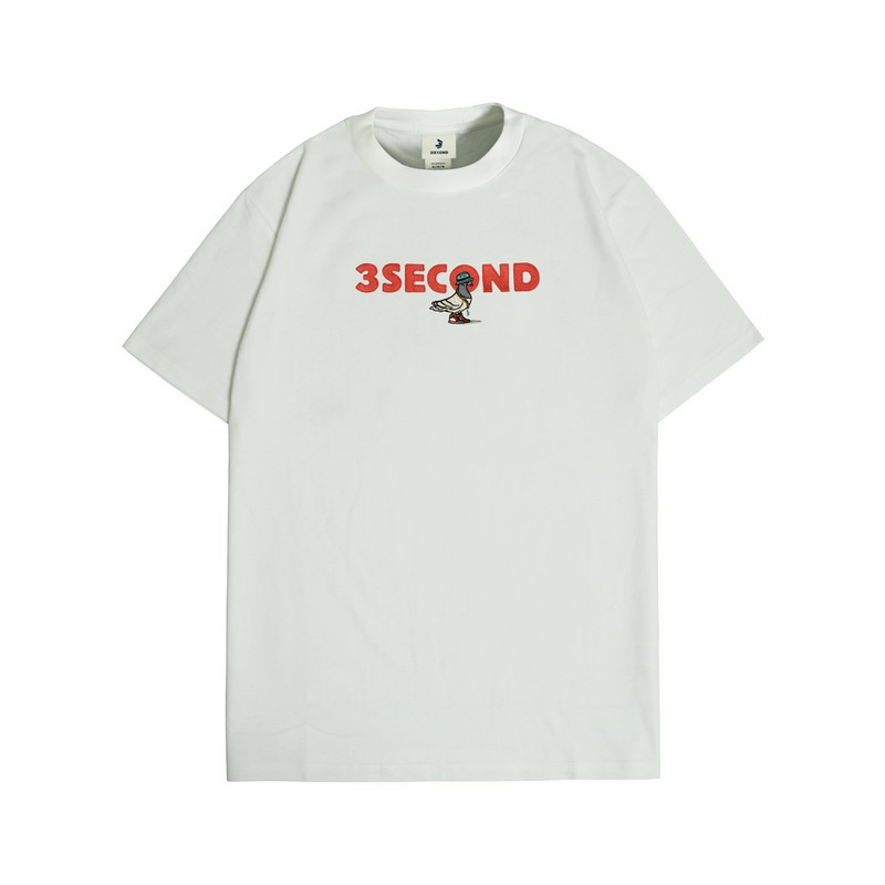 Jual 3Second Kaos Lengan Pendek Pria Regular Fit Desain Logo dan Burung ...