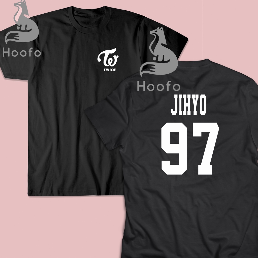 Jual Kaos TWICE Logo Jihyo Tzuyu Momo Sana Nayeon Chaeyoung Jeongyeon ...