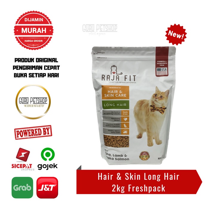 Jual Raja Fit Hair And Skin Long Hair - Short Hair All Stages 2kg ...