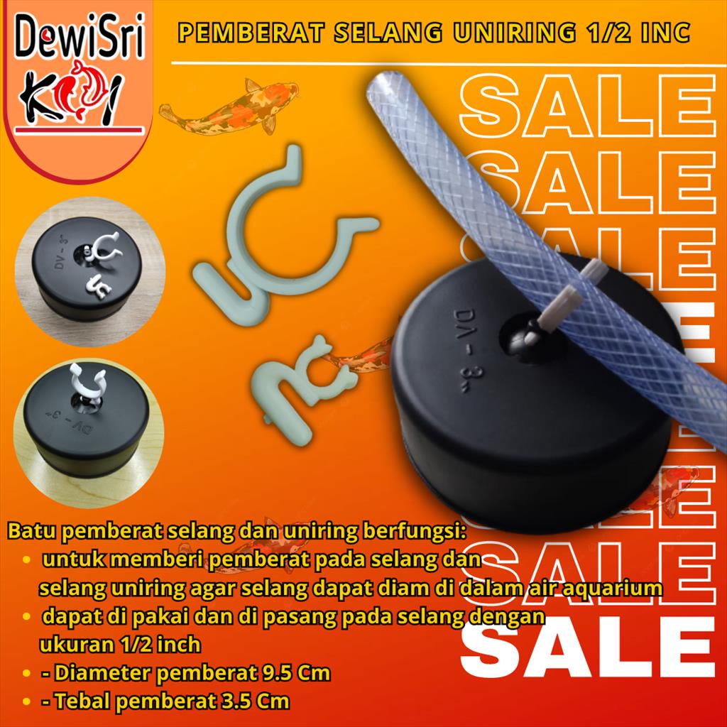 Jual Pemberat selang /tenggelam batu pemberat selang uniring 1/2 ...